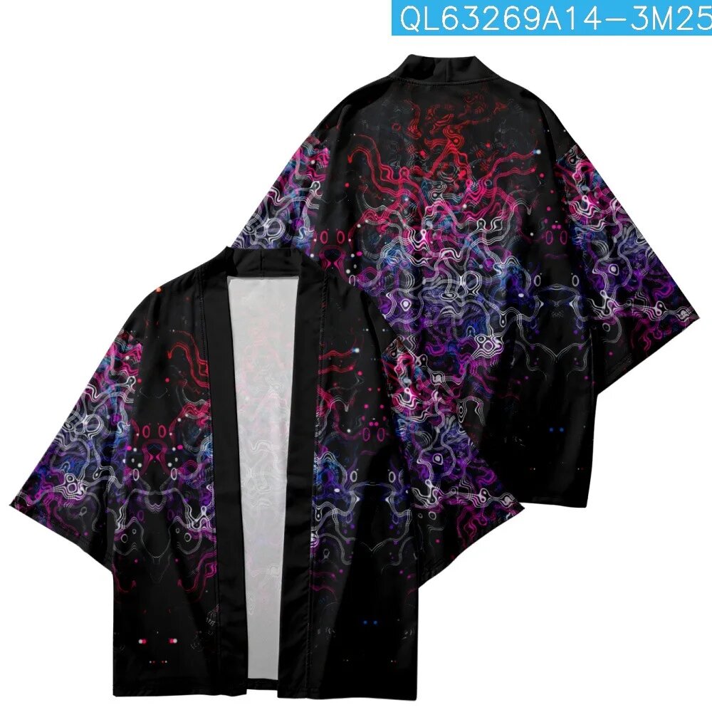 Женское черное кимоно Bebovivi М, QL63269A14-tops