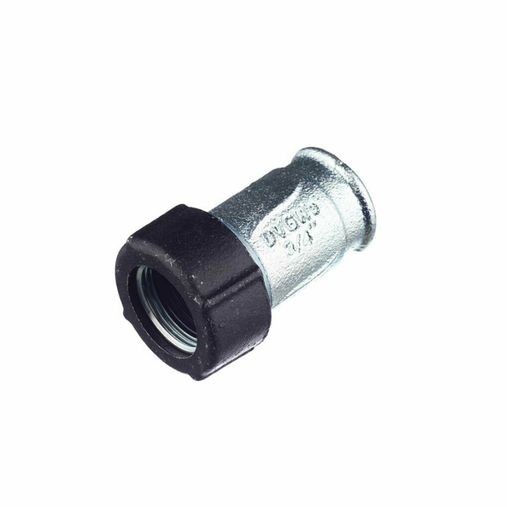 Обжимной соединитель 20 х 3/4" внутренняя резьба для стальных труб IК 17.195.01.02 Gebo Quick