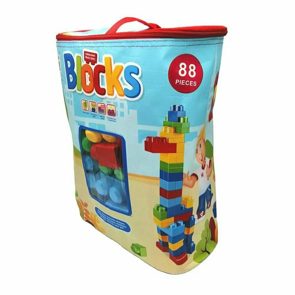 Конструктор Mega Bloks "First Builders", 80 деталей, в экологичном пакете