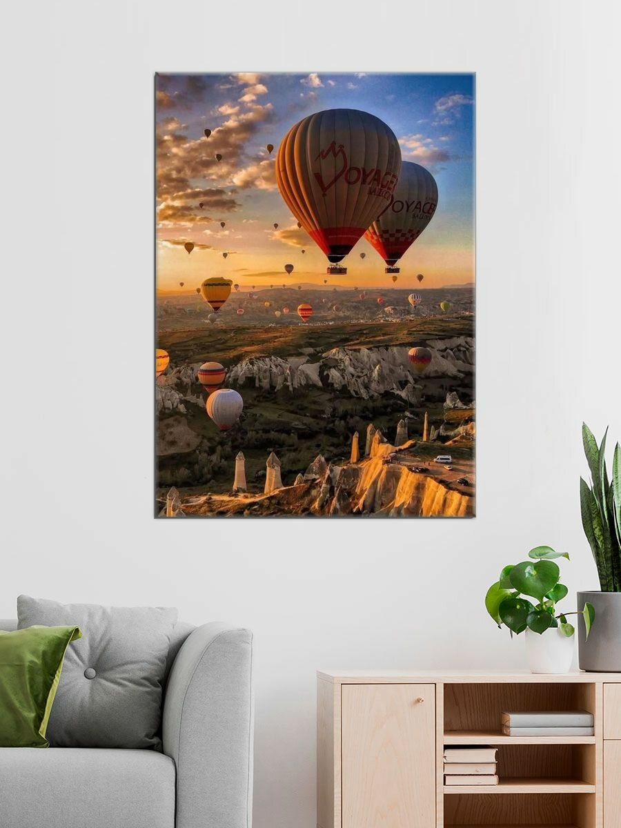 Картина на стену "Воздушные шары", 30х40 см