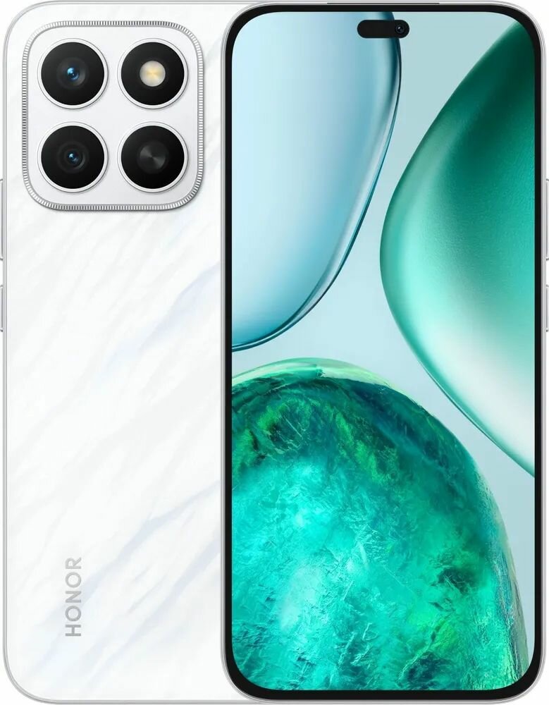 Honor Смартфон X8c 128 ГБ Белый (White), Безрамочный 6.7 экран
