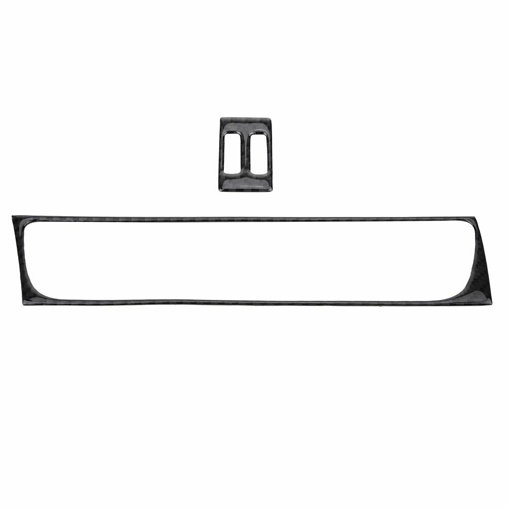 Карбоновая накладка на вентиляционные решетки кондиционера для Audi A4 B8 (2007-2016)