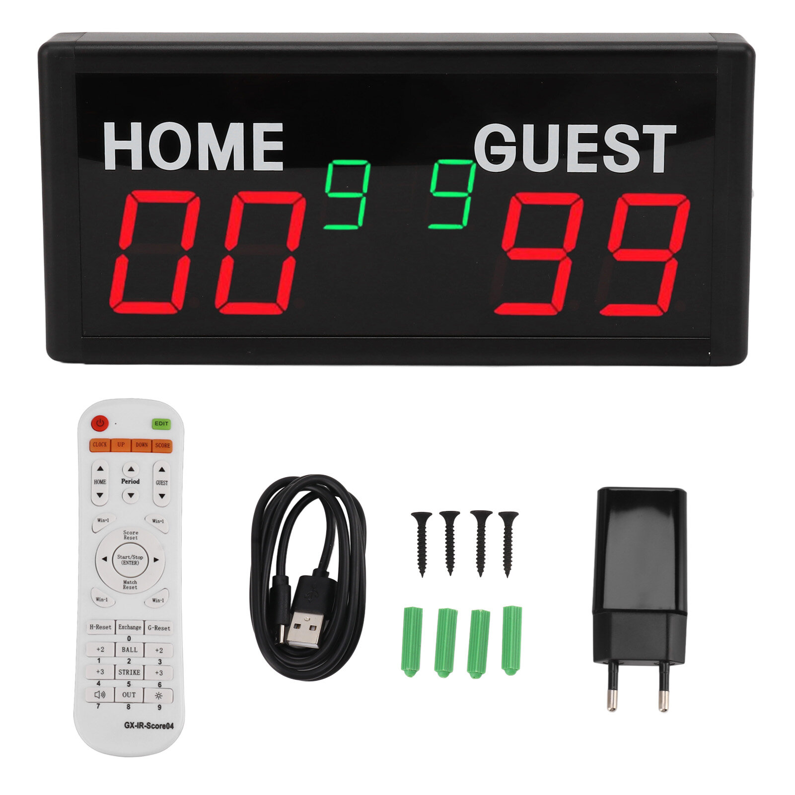 Портативное табло для баскетбола и футбола с пультом управления