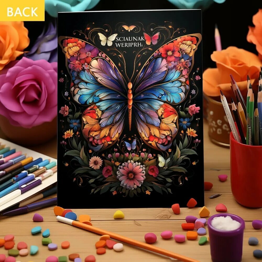 Книжка-раскраска Животное, Альбом для рисования Животное, высокое качество Книга каракулей30 см*21 см, подходит для раскрашивания как взрослыми, так и детьми