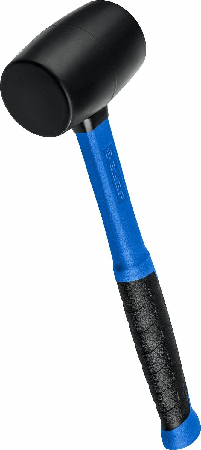 Резиновая киянка ЗУБР, 450 г, чёрная, профессиональная 20532-450_z01