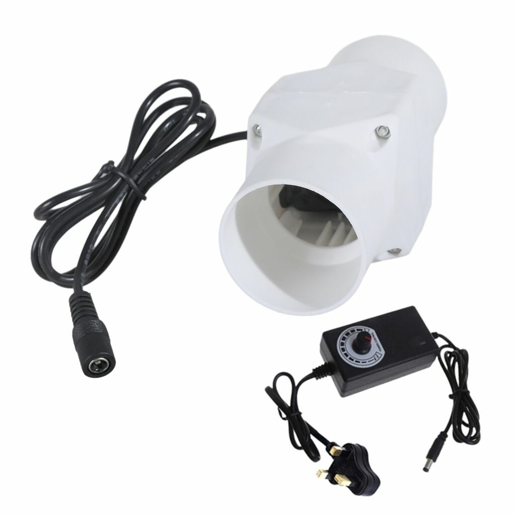 Воздуходувка, Вытяжной вентилятор с канальным вентилятором мощностью 10 Вт 12 В-британский стандарт-46 мм