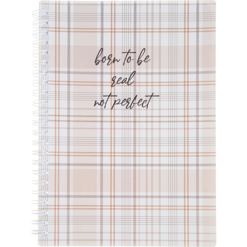 Бизнес-тетрадь Клетка А5 80л, клет, обл. пласт, блок 80гр, диз.2