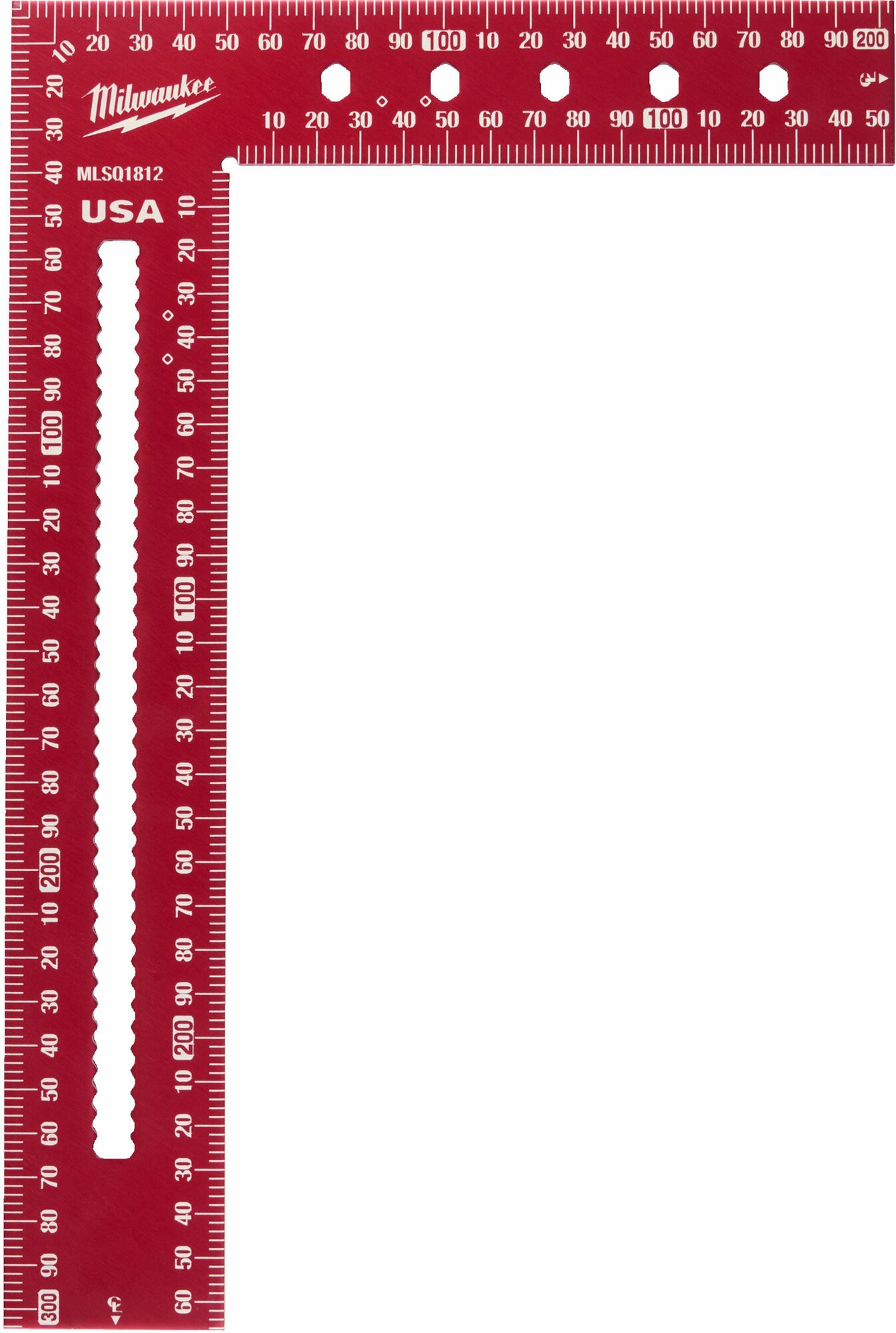 Угольник столярный метрический Milwaukee 200х300 Framing Square