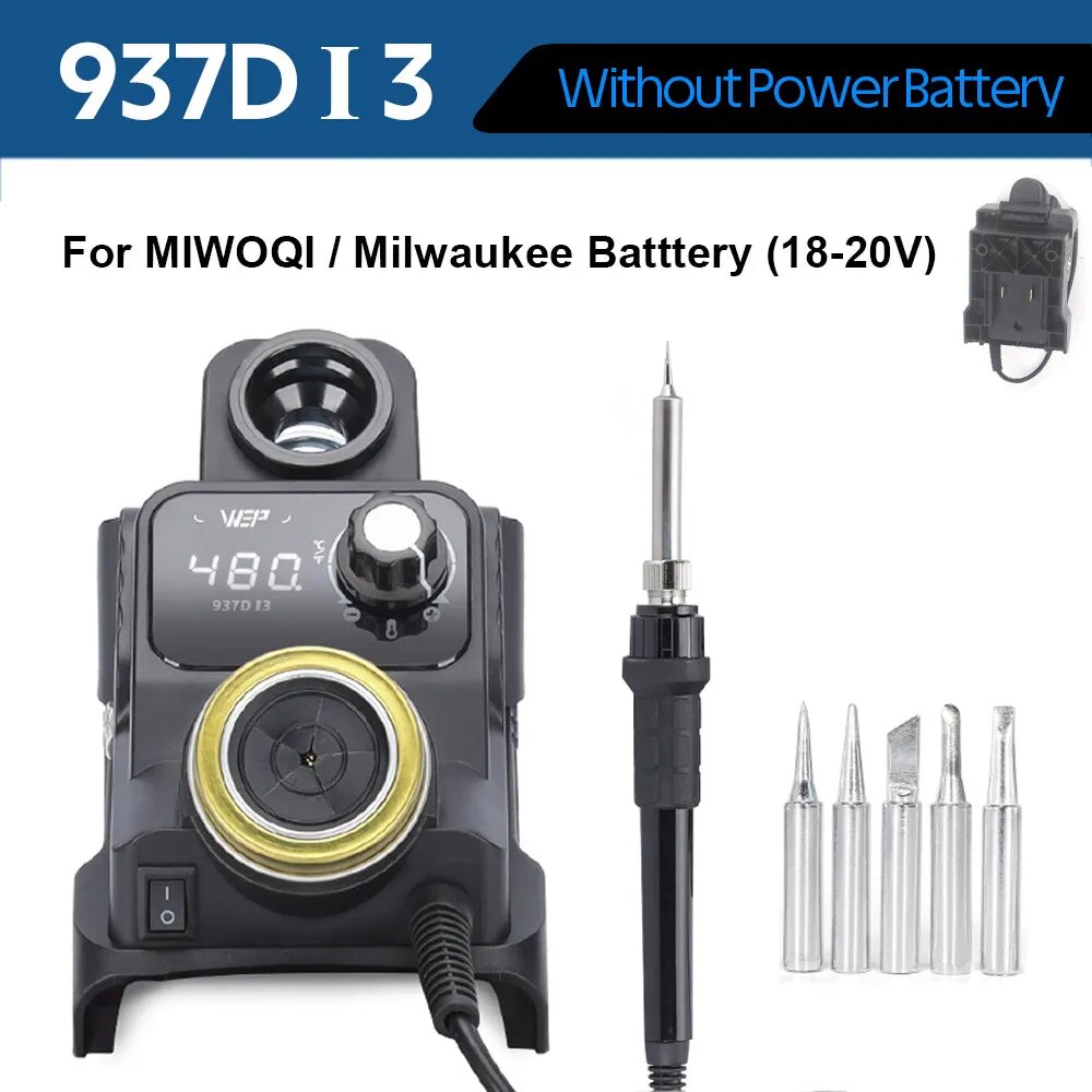 Портативная паяльная станция WEP 937D-I 937D-I3 2 For MIWOQI