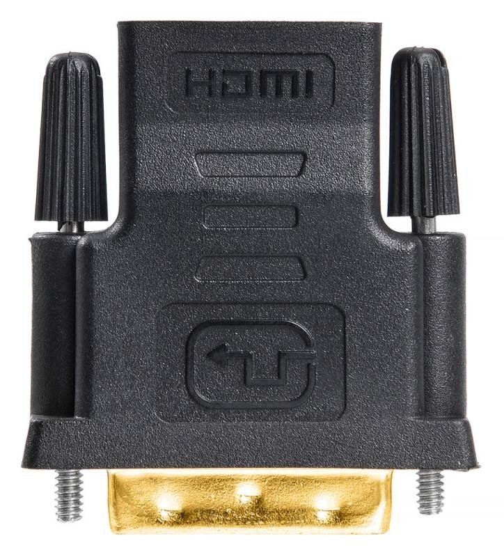 Адаптер Buro HDMI-19FDVID-M_ADPT HDMI-19M(F)/DVI-D(M) с позол. конт.