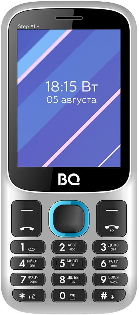 Мобильный телефон BQ 2820 Step XL+ White+Blue