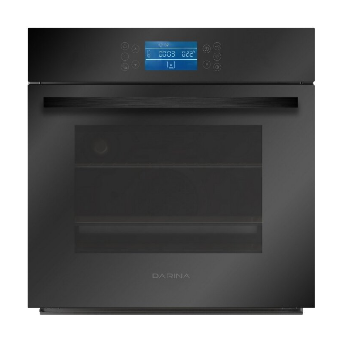 Встраиваемый духовой шкаф Darina 2V BDE112 710 BB, электрическая, 3,5 кВт, 60 л, часы и таймер, черный