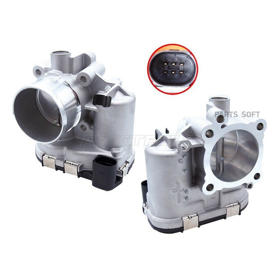 Дроссельная заслонка Ford Fiesta 08-19 / Focus 10-19 HXJA, HXJB, HXJE, IQDA, IQDB, IQJA, IQJC, IQJE, JTDA, JT от официального дистрибьютора, SAT, артикул ST3590090