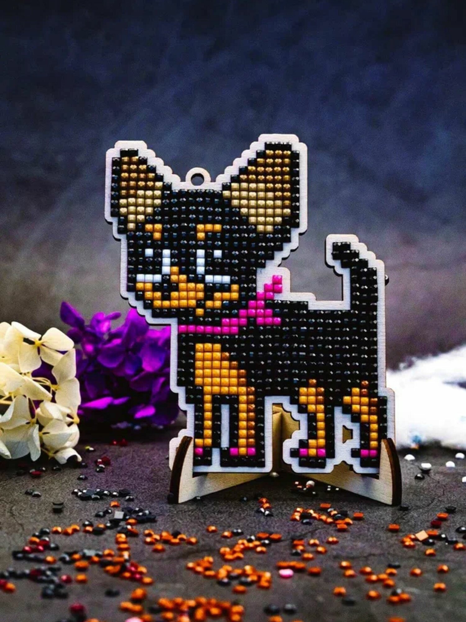 Алмазная мозаика для детей Собака