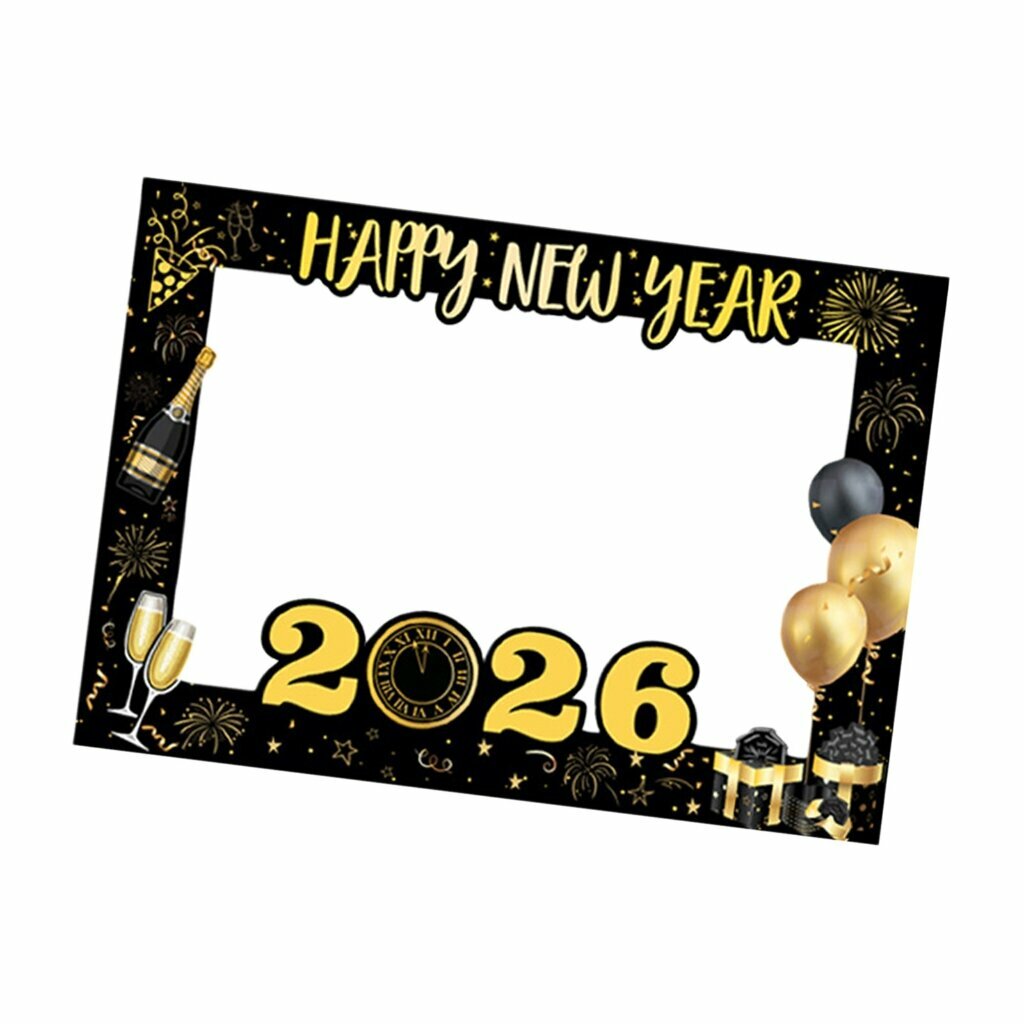 Легкая Новогодняя Фоторамка Реквизит Ручной работы для Вечеринок Принадлежности Для Вечеринок Аксессуары Для Празднования Фестиваля