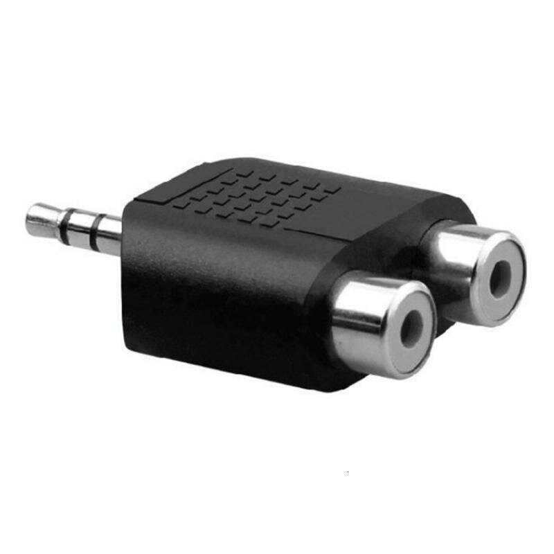 3.5 мм Jack Male - 2 RCA Female Адаптер, 2