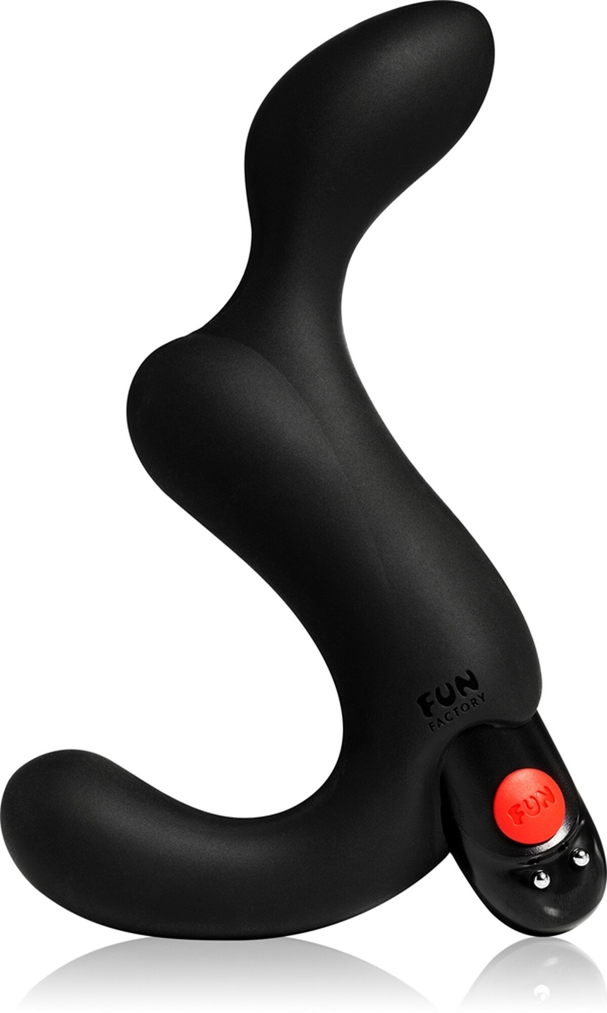 Стимулятор простаты Fun Factory "Duke", силикон, водонепроницаемый, 3 режима вибрации, черный