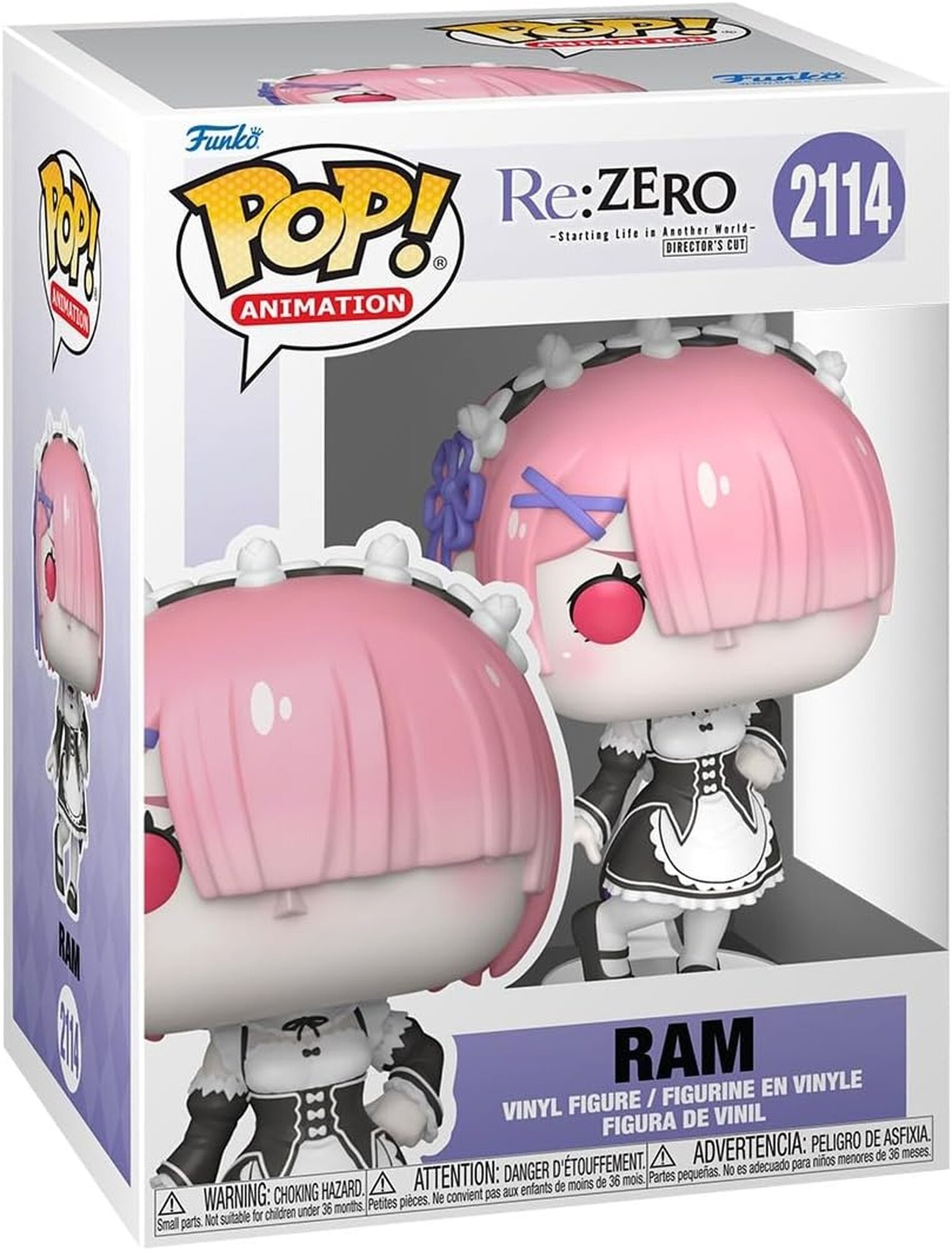 Фигурки Funko Pop ANIMATION - Коллекционная фигурка Re: Zero Ram - Фанко 2114