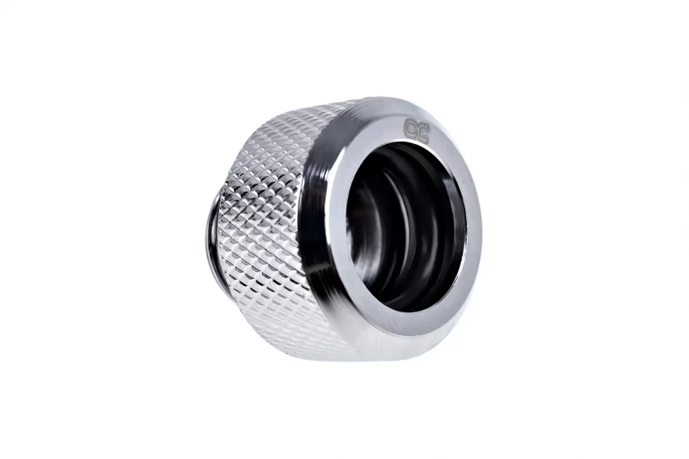 Компрессионный фитинг Alphacool Eiszapfen 13mm HardTube compression fitting G1/4 - knurled - chrome