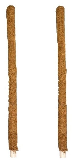 Опора Лето для вьющихся растений, кокосовая, длина 100 см, 2шт.