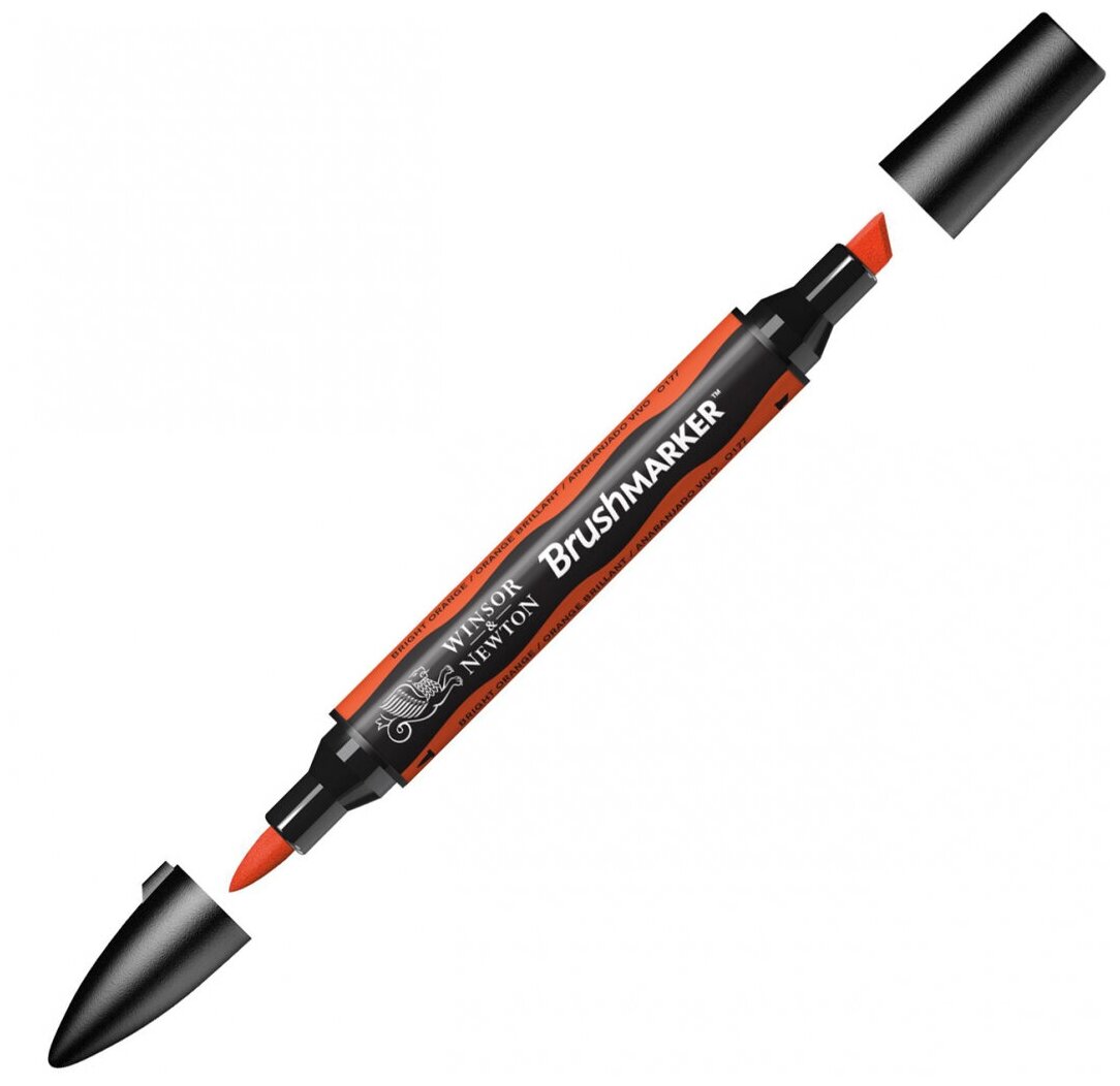 Winsor&Newton Маркер художественный "Brush", ярко-оранжевый