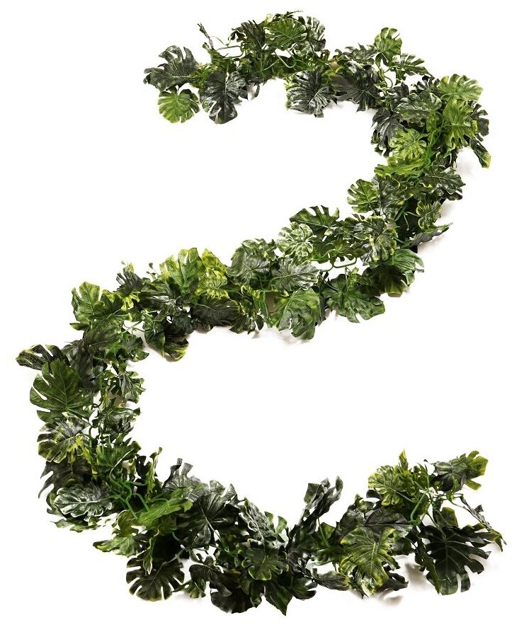 Искусственная лиана Holodilova Е-00-50-9, на цепочке, зеленая, 30x20x10 см