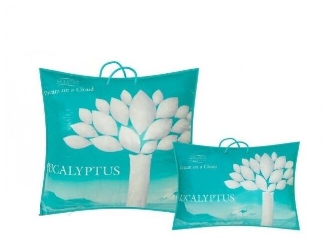 GoldTex подушка Eucalyptus Collection Эвкалипт/сатин 40x60 см