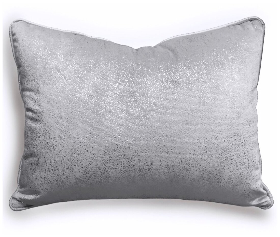 Подушка декоративная арт.(8749) со съемной бархатной наволочкой на молнии , отделка кантом 47*63, наполнитель холлофайбер