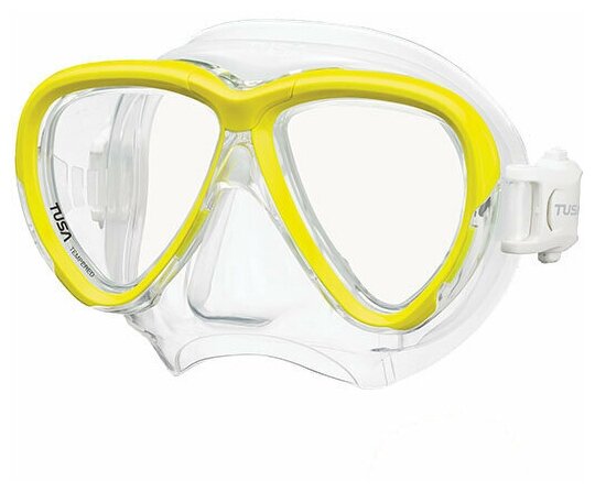 Tusa Маска Intega прозрачный силикон, FY дайвинг
