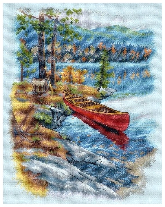 Набор для вышивания Dimensions Outdoor Adventure (Приключение на свежем воздухе) 35406