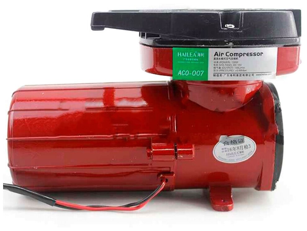 Компрессор поршневой Hailea ACO 007D (произв. 8400 лит/час. для акв. и пруда 8400 - 17000 л. для септика 7 м3)