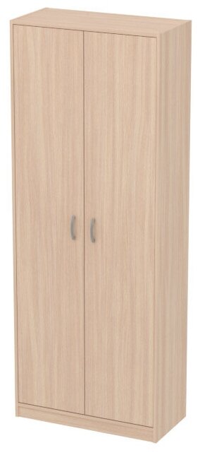 Шкаф Меб-фф Офисный шкаф ША-2 цвет Дуб Молочный 77/37/200 см