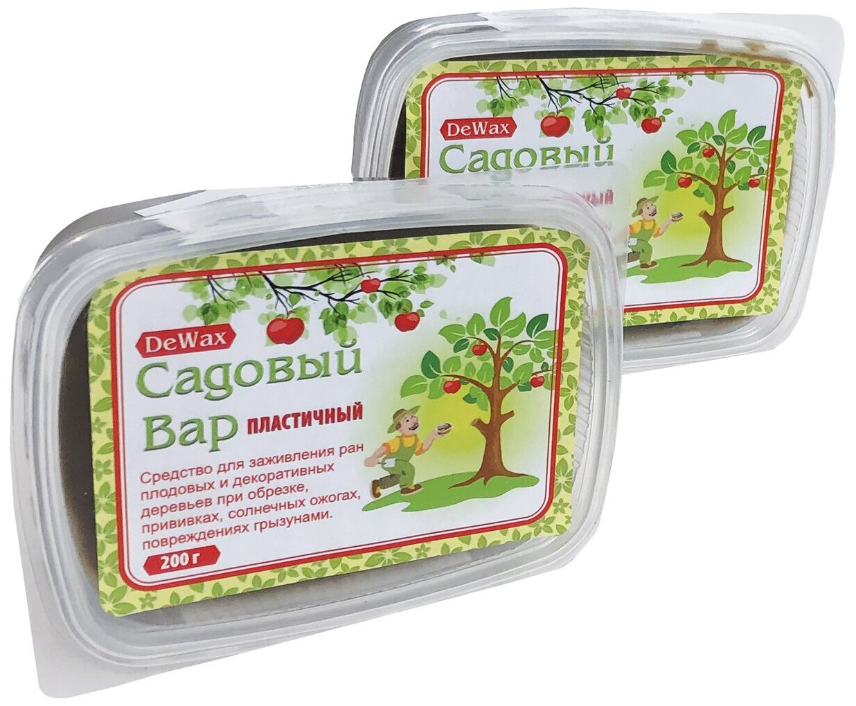Вар садовый пластичный (не требует дополнительного подогрева) 2шт по 200гр
