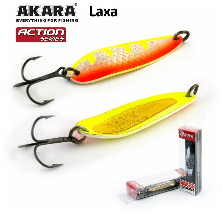 Блесна колеб. Akara Action Series Laxa 60 13ГР. 1/2 OZ. AB78