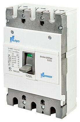 Выключатель автоматический ВА04-35 Про 3p 250А Icu-18кА (250С) Контактор 7001104