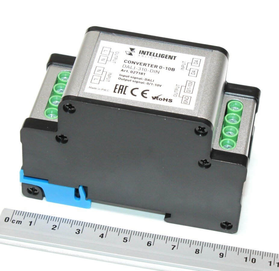 0-10В DALI-310-DIN INTELLIGENT ARLIGHT (AC 230V, DALI, 0-10), Конвертер 0-10В, Arlight