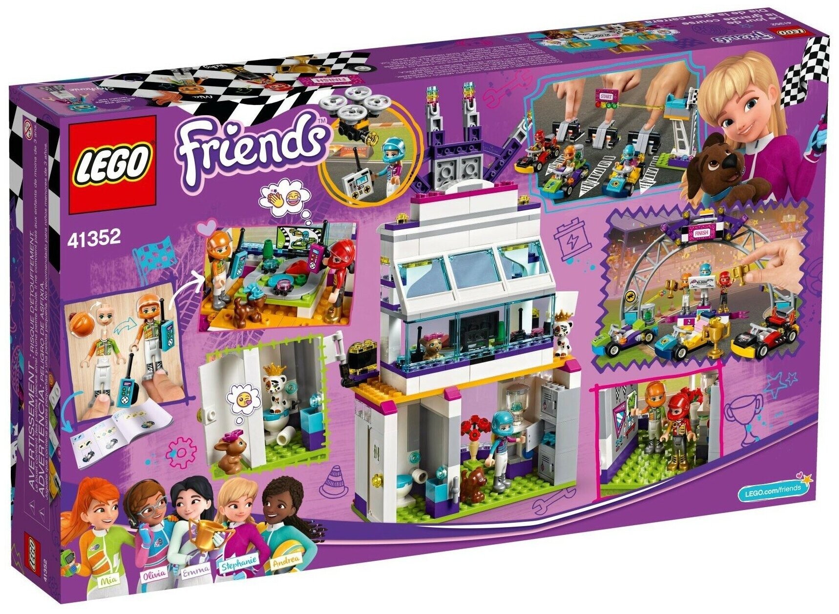 Конструктор LEGO Friends 41352 Большая гонка, 648 дет.