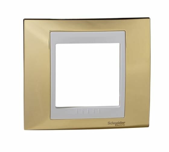 Unica MGU66.002.804 Рамка 1 место Top Золото/Белый