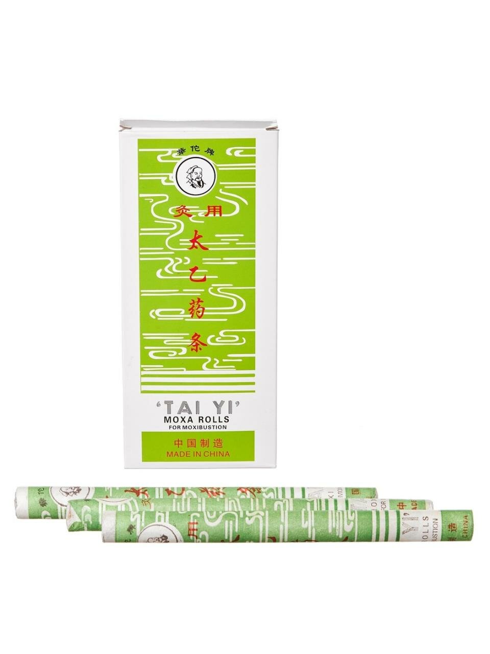 Полынные роллы для теплопунктуры, прогревания (с листьями растения полыни и можжевельника) MX-04 мокса 10 шт.