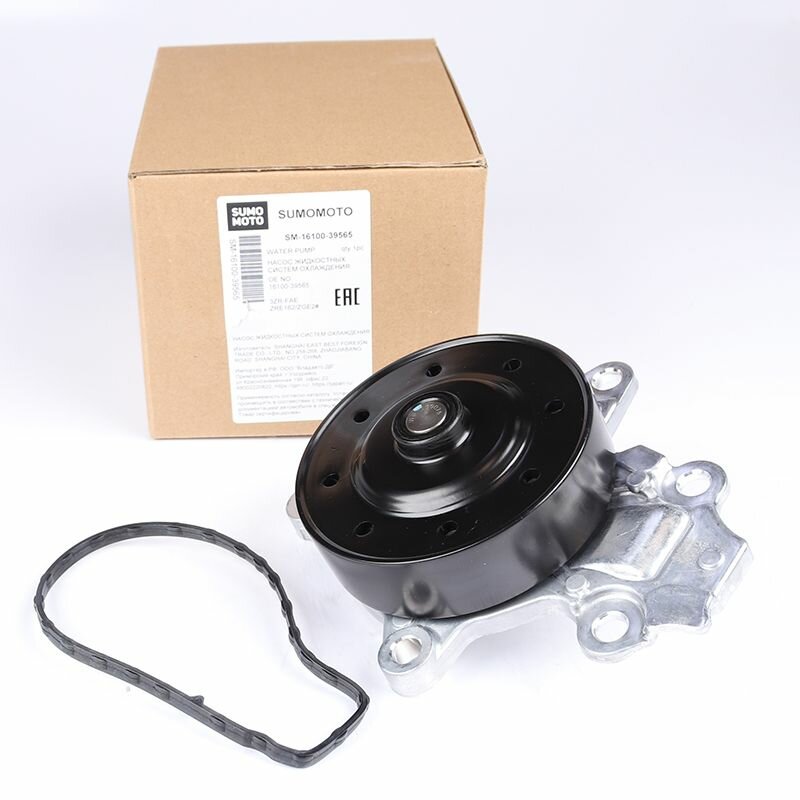 Водяной насос ( помпа ) Sumomoto SM-16100-39565 Toyota Corolla Fielder ZRE162; Wish ZGE2# 3ZR-FAE OEM 16100-39566