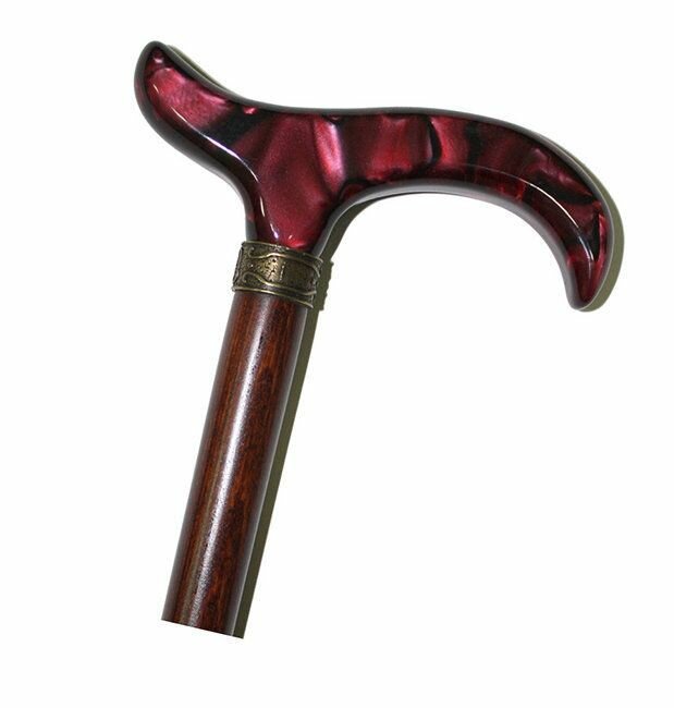 Трость для ходьбы ВИШНЯ-3 с рукоятью дерби