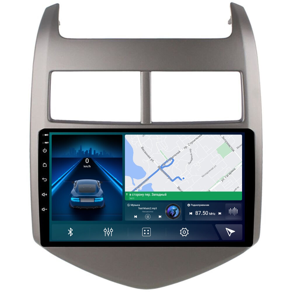 Магнитола CRS-300 Шевроле Авео T300 Chevrolet Aveo II 2011-2015 - Android 13 - Процессор 8 ядер - Память 4+64Gb - Carplay - DSP 36 полос - 4G(Sim)