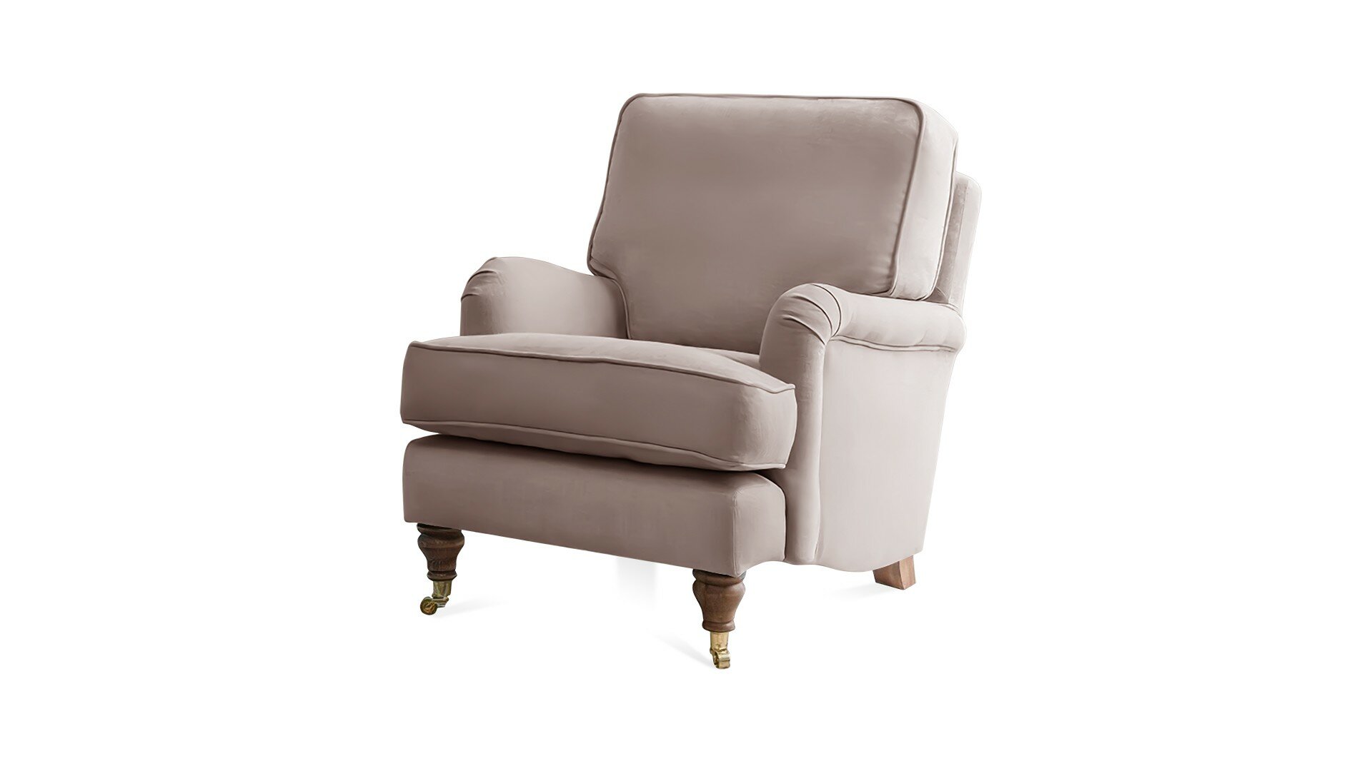 Кресло Бристоль Vivaldi 28 NEW 81x87x91 см, розовый Велюр, нераскладной GOODFORM