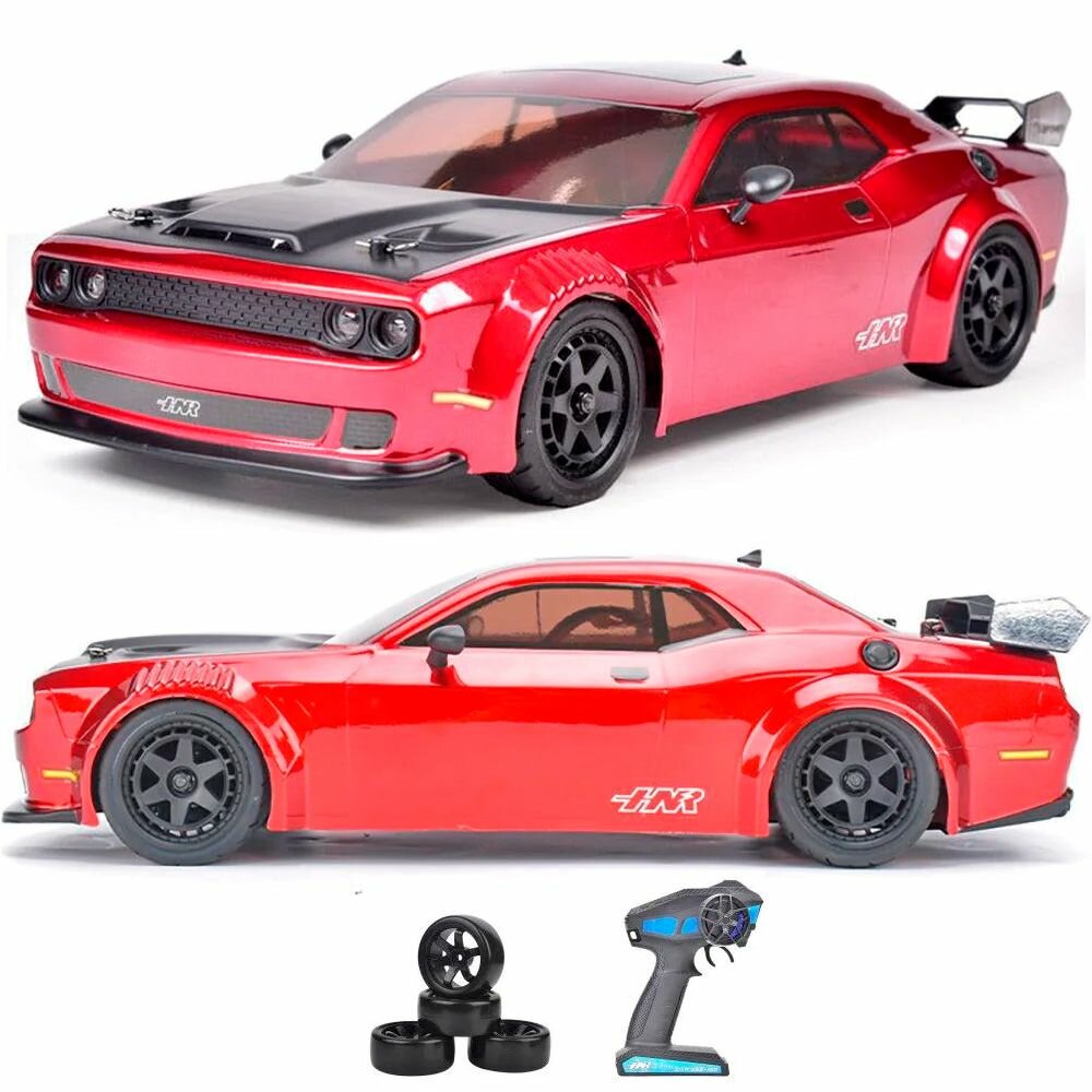 Радиоуправляемая машина для дрифта HSP / HNR Dodge SRT (колеса шоссейные+дрифт LED фары 1:10 4WD) - H9802-H98248-1