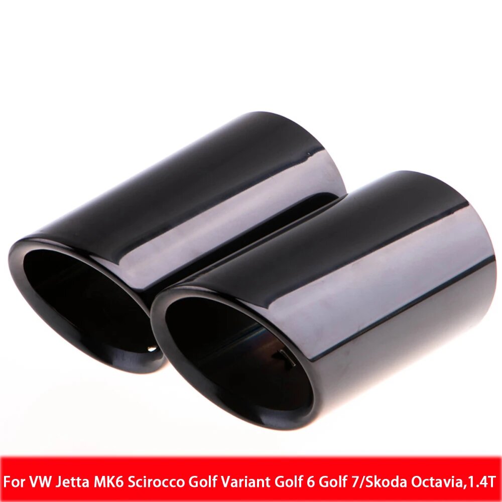 2 шт./компл. выхлопные трубы из нержавеющей стали для VW Jetta MK6 Scirocco Golf Variant Golf 6 Golf 7/Skoda Octavia, 1.4T 2012-2015