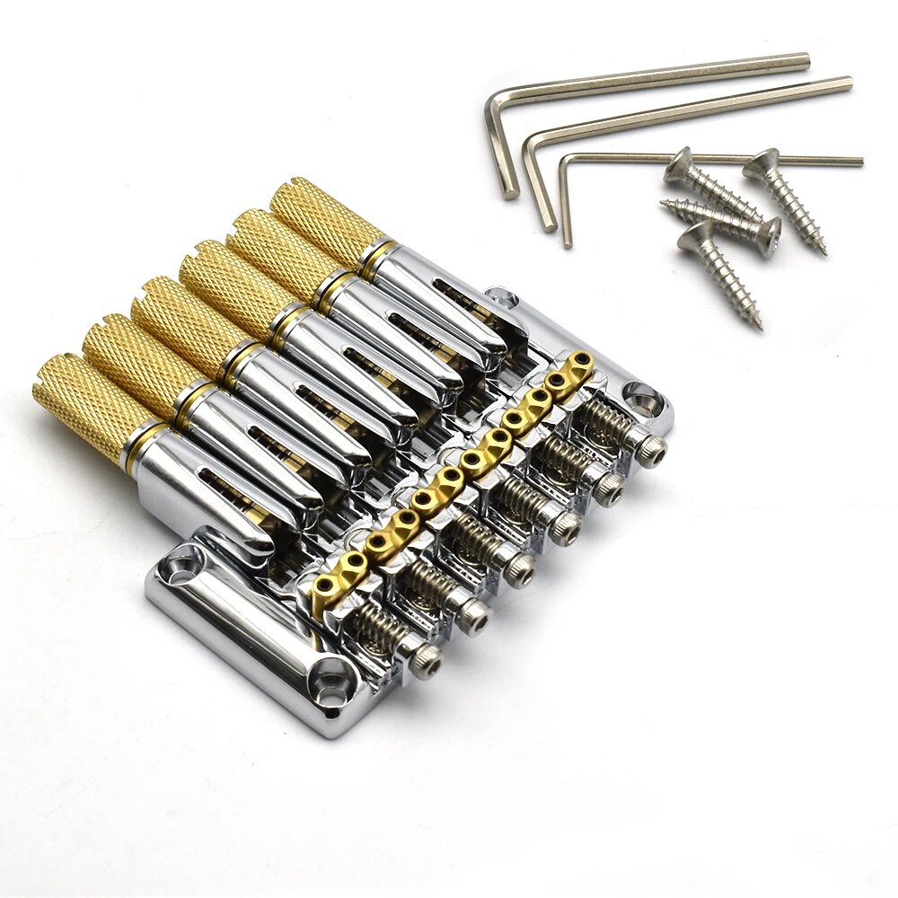 Латунный мост для гитары без головы SoulDiM 1202