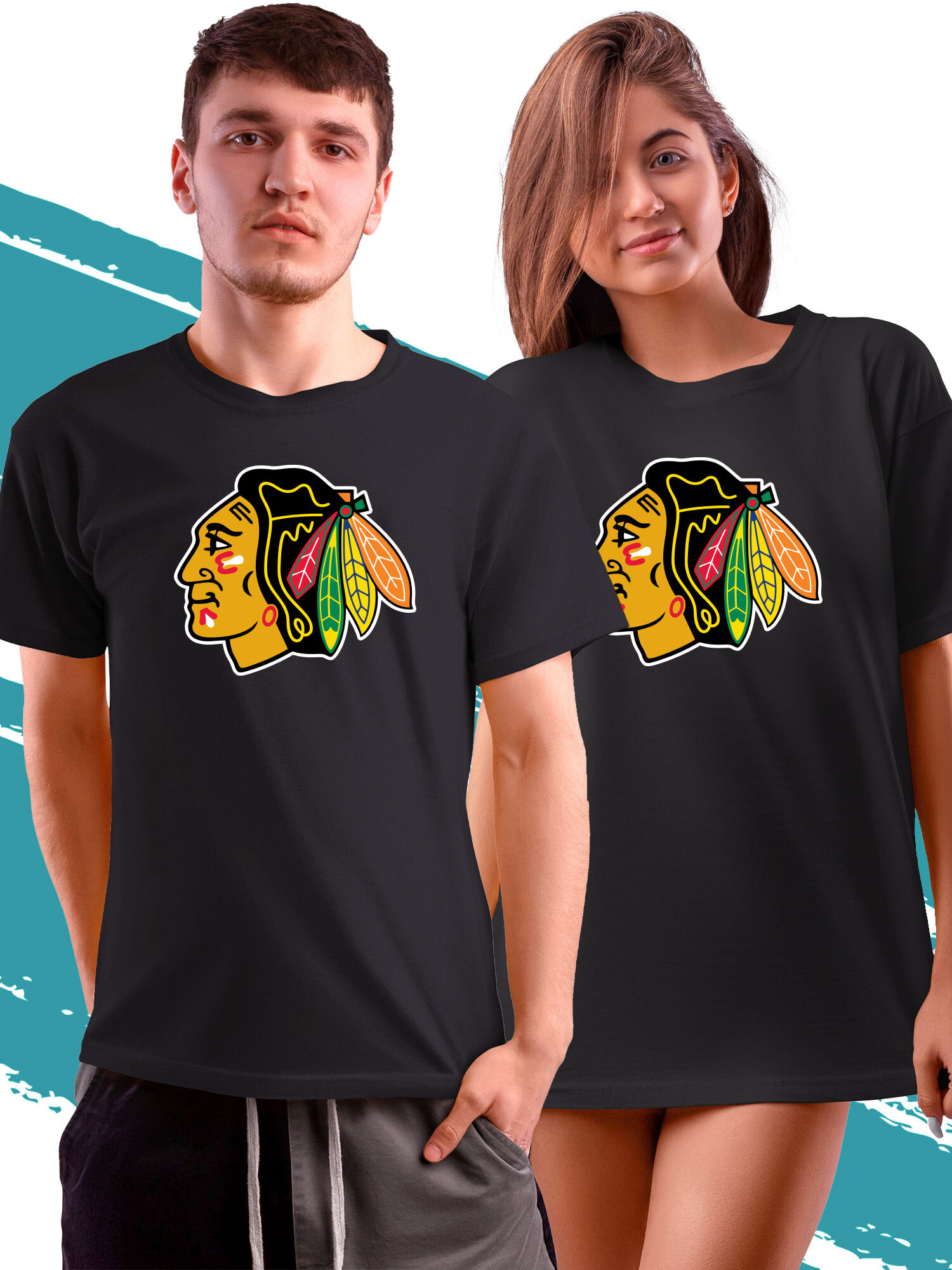 Футболка Chicago Blackhawks-Чикаго Блэкхокс