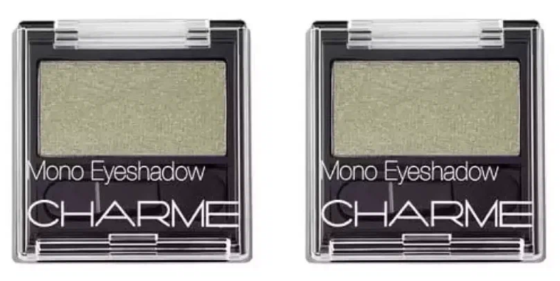 Тени для век одноцветные Charme Mono, тон 09 Верба, 2 шт