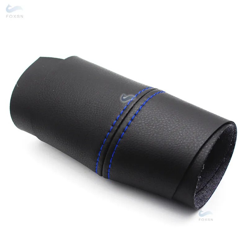 Только 3 двери, 4 шт, автомобильный кожаный подлокотник из микрофибры, защитная накладка на панель для VW Golf 4 MK4 Jetta 1998-2005 Black-blue line