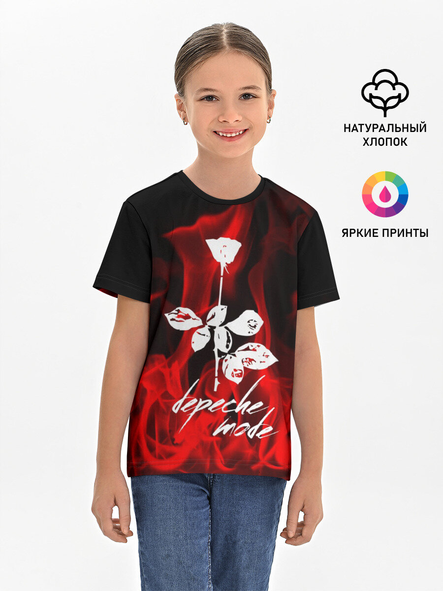 Футболка хлопковая детская Depeche Mode